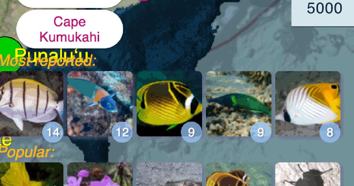 iNaturalist Map Explorer | Just in the deeps